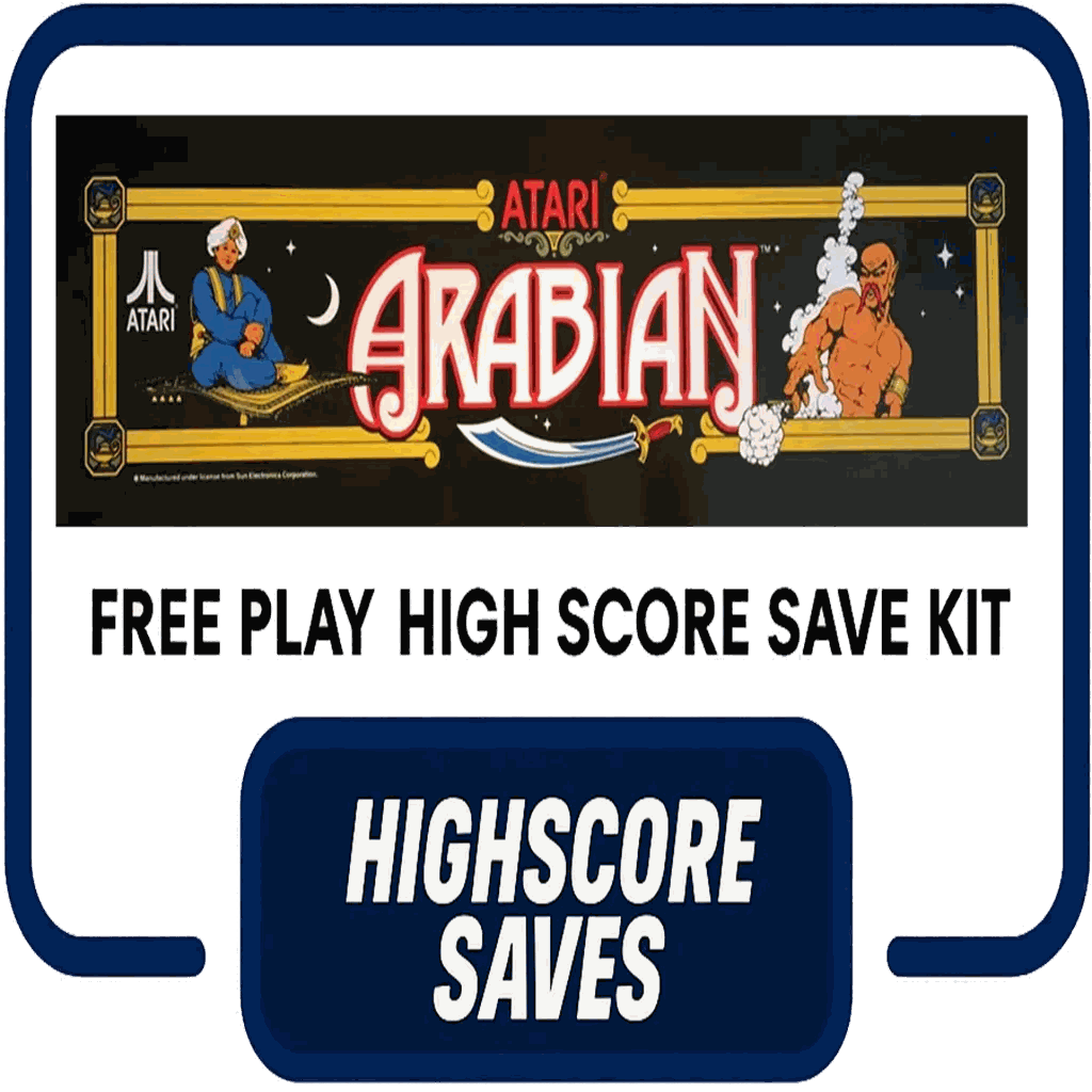 Free Play and High Score Save Kits for Classic Arcade Games
